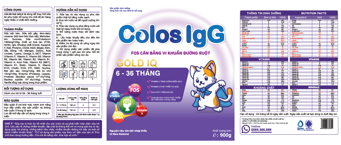 COLOS PLUS K2-D3 GOLD IQ - Canary Việt Nam